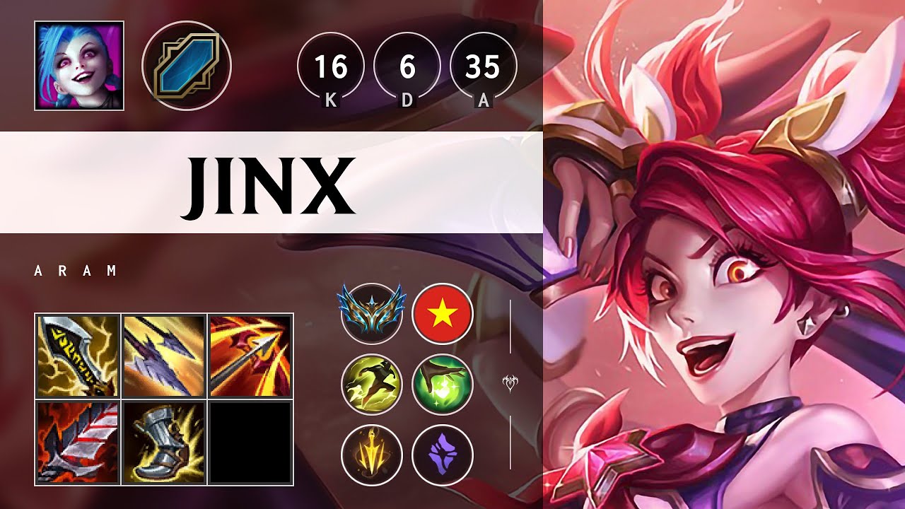 Jinx ARAM - VN Challenger Patch 25.09 - YouTube