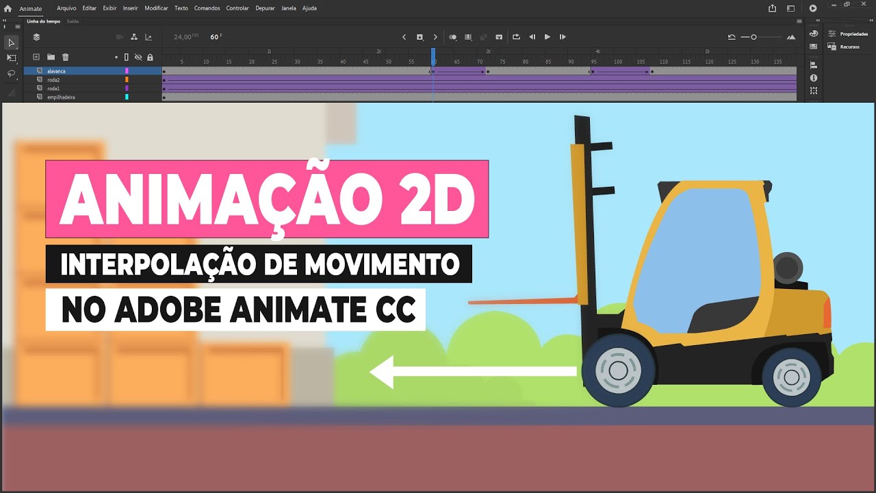 Adobe Animate Tutorial Criando Uma Animação Com Interpolação De Movimento No Animate Cc Youtube