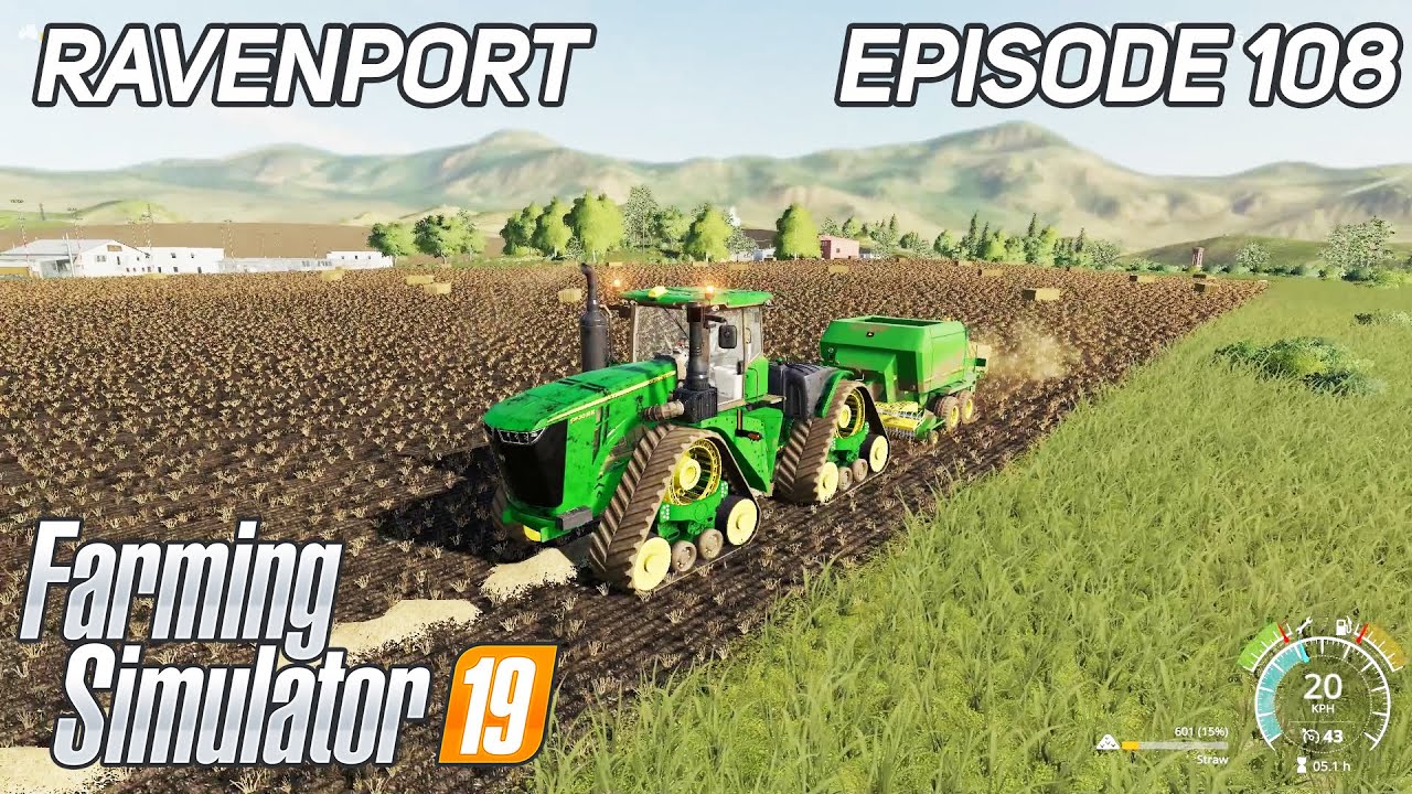 Making Square Bales & Completing Contract | FS19 | Farming Simulator 19 ...