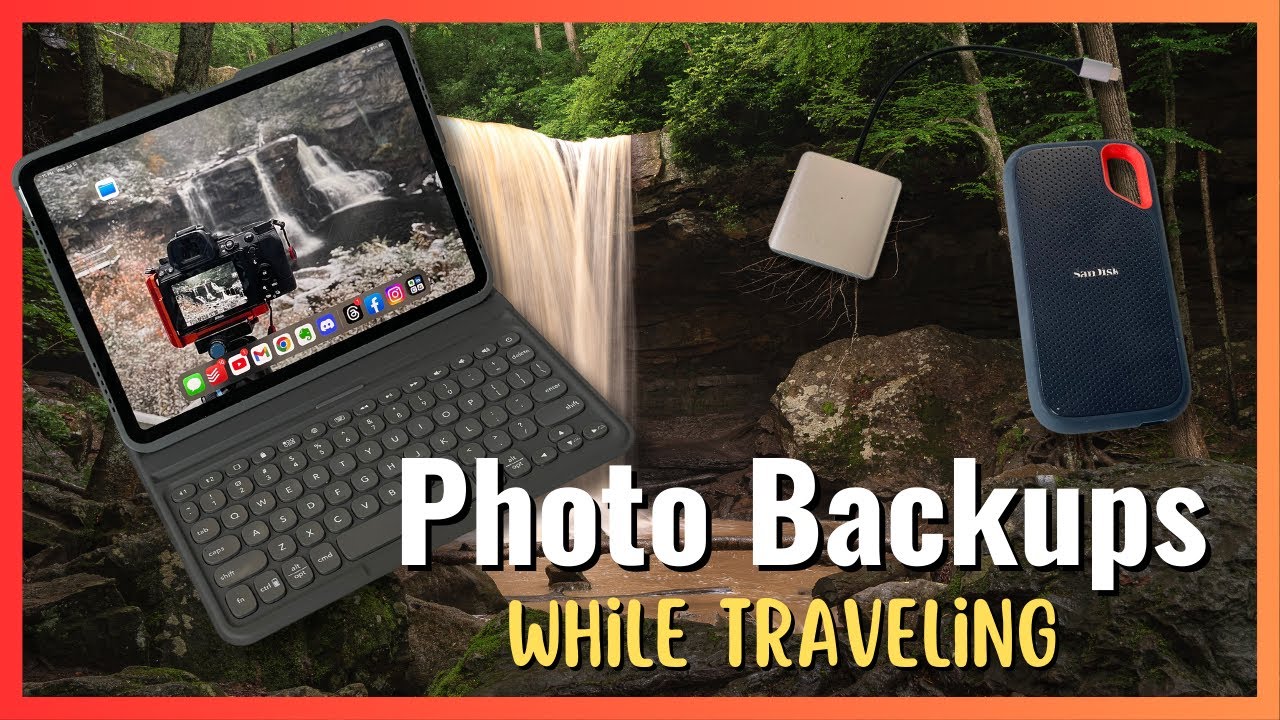 Photo Backups While Traveling | Landscape Photography - YouTube