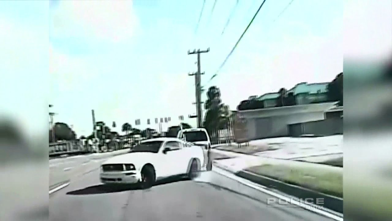 Florida Police | Police high-speed chase ends in violent arrest. - YouTube
