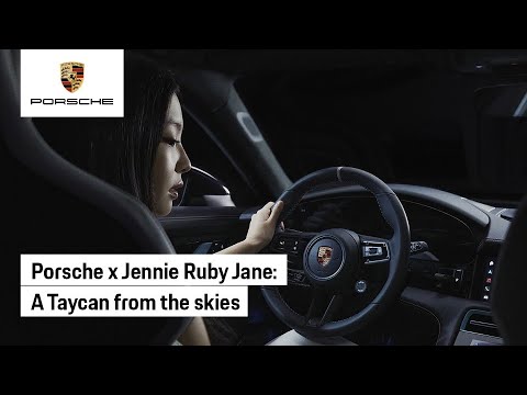 Jennie Ruby Jane’s celestial electric Porsche Taycan - YouTube