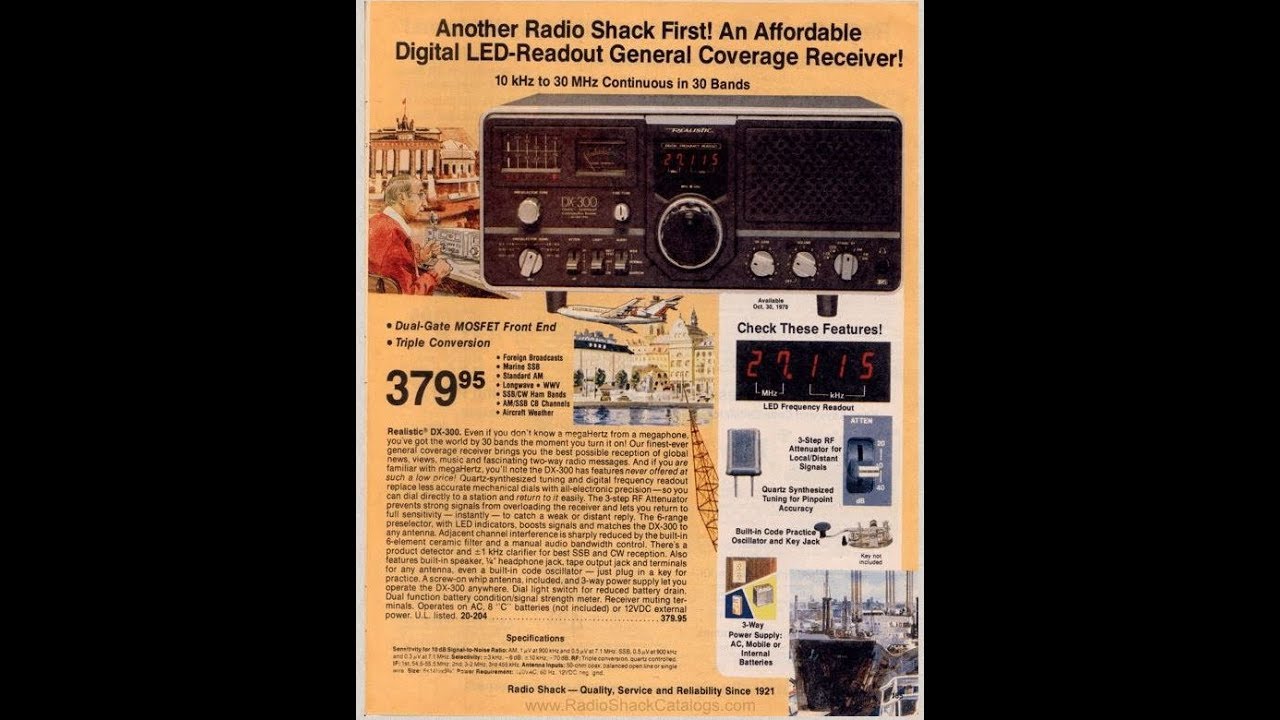 The Realistic DX300 - YouTube