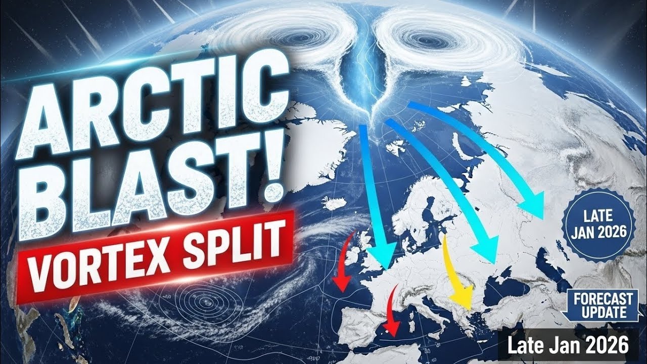 Arctic Blast Incoming! Polar Vortex Split Forecast for Late January ...