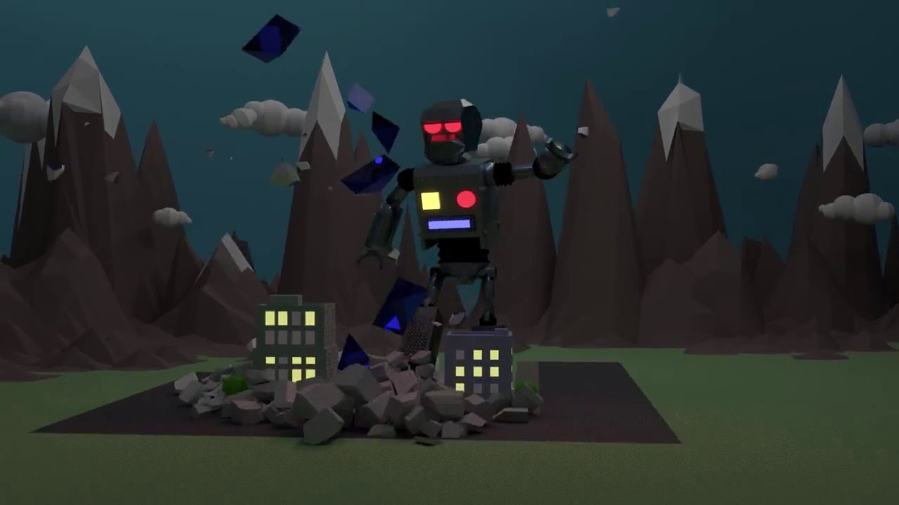 Robot Invasion - Animation - YouTube