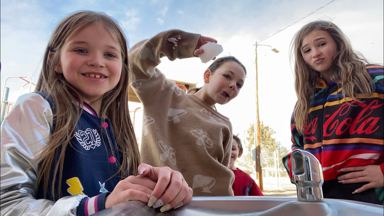 Fun day with all about tilt and her brother ice skating snow ball fight ...