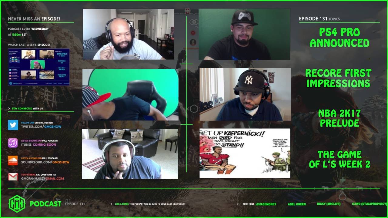 GMG Show Live 131 - Playstation Meeting / PS4 Pro, Recore, NBA 2K17 ...