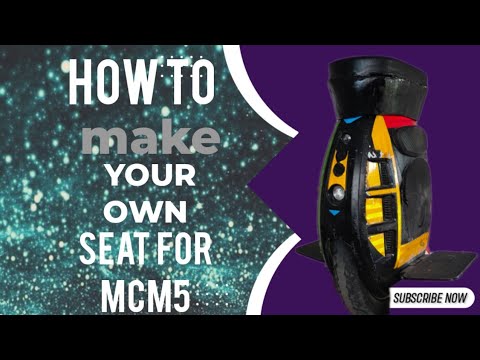 How to make a seat for an electric unicycle MCM5 - YouTube