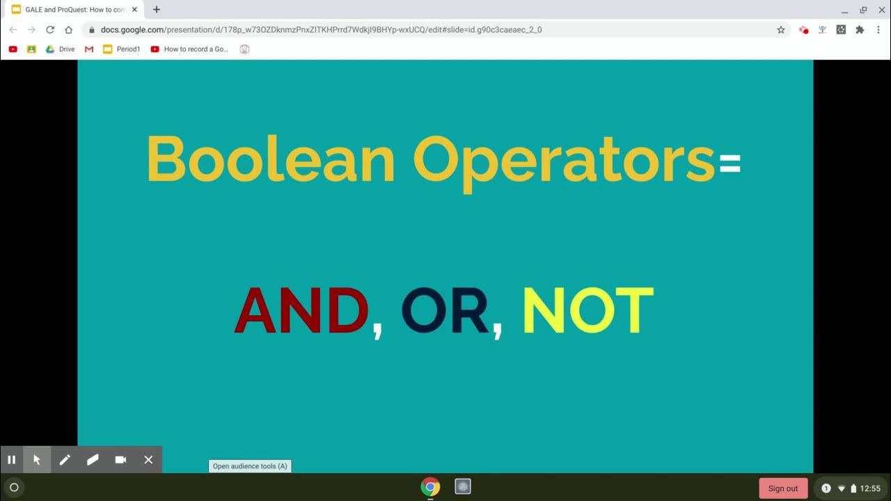 Advanced Search: Boolean Operators - YouTube