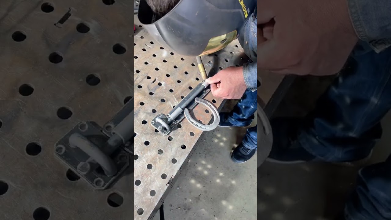 DIY Horseshoe Latch for your hobby welder #welder #shorts #welding #diy ...