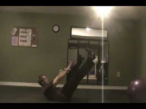 Crunch and Hold with Leg Scissors - YouTube