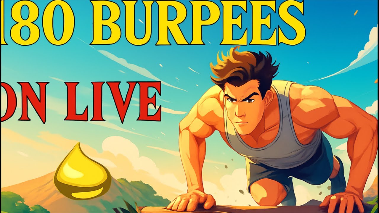 180 Burpees on Live - YouTube