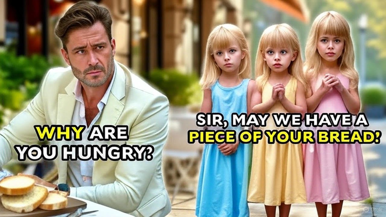 “Sir, can we have some bread?”asked three little girls — and the millionaire CEO broke down in ...