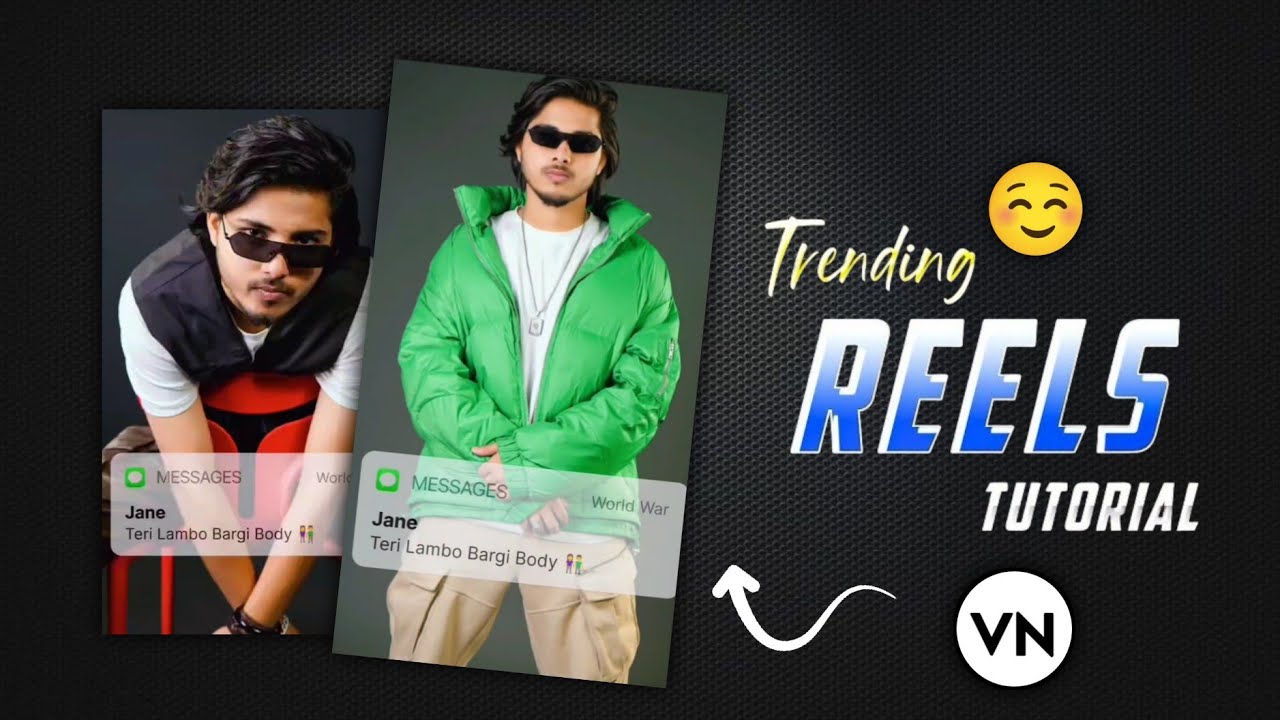 Instagram Trending Reels Editing In Vn App | Vn Template Reels editing ...