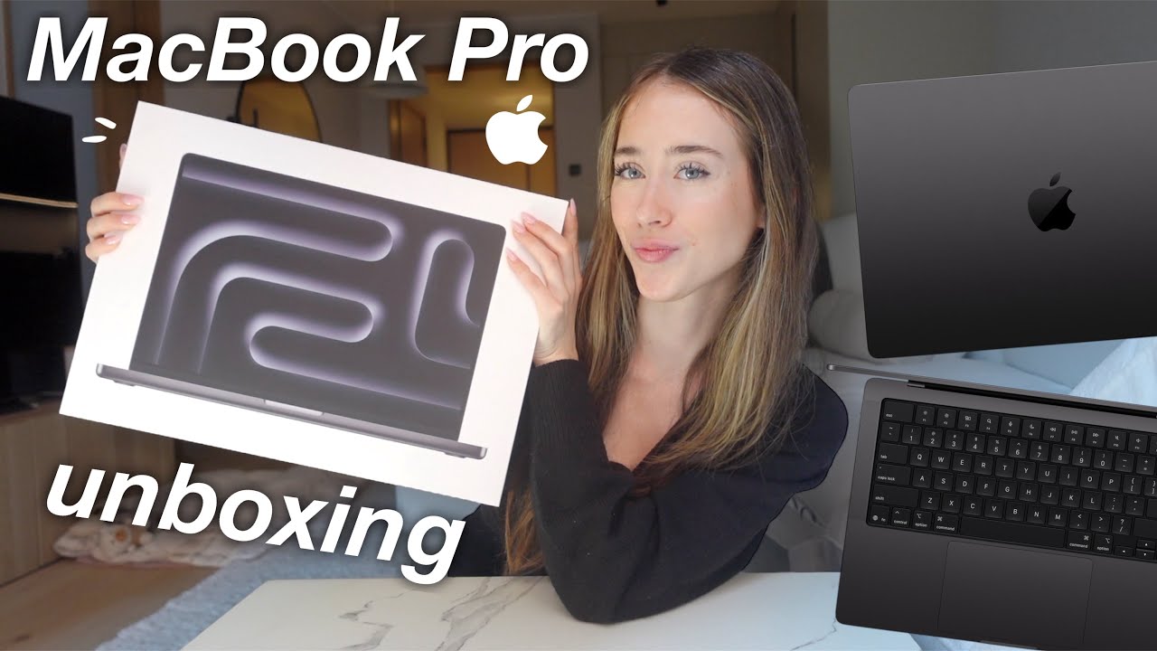 Macbook Pro Unboxing Setup M4 Pro Chip 16 Inch Space Black Youtube