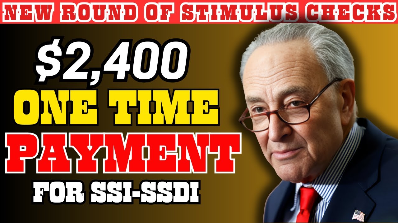 $2400 Social Security Stimulus Check for Seniors! Shocking Update ...