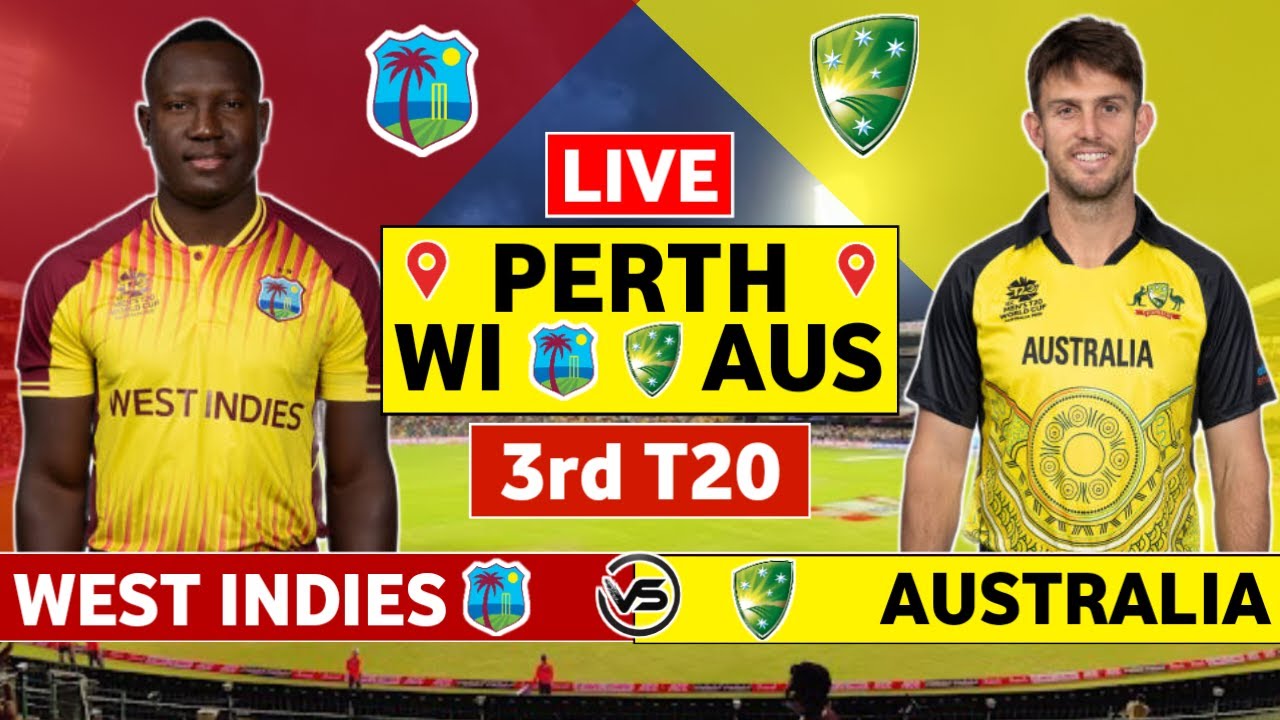 Australia vs West Indies 3rd T20 Live Scores | AUS vs WI T20 Live ...