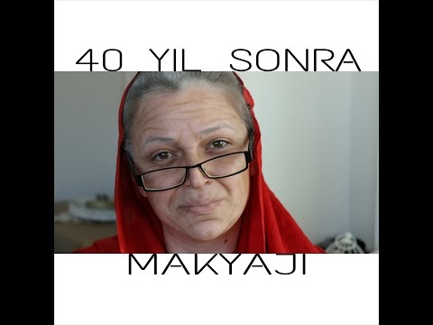 YAŞLANDIRMA MAKYAJI (40 YIL SONRA BEN :) || OLD AGE MAKE UP TUTORIAL