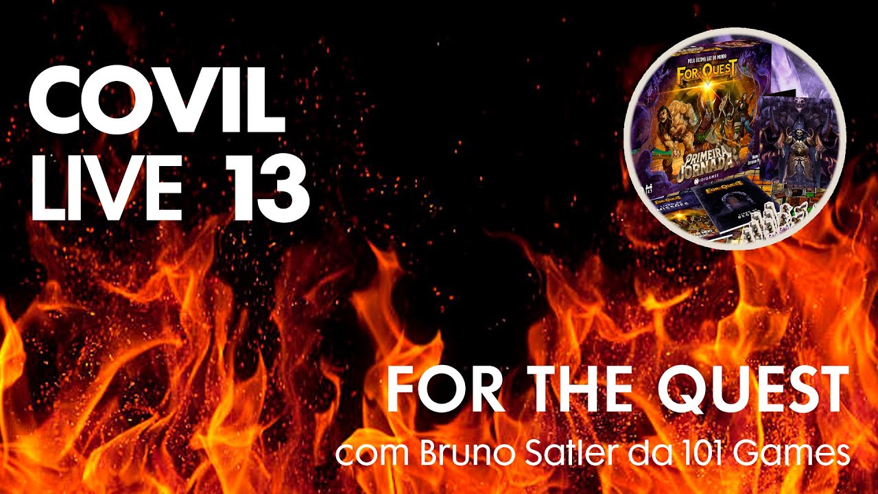 Covil Live 13 - For The Quest: Primeira Jornada - um boardgame RPG ...