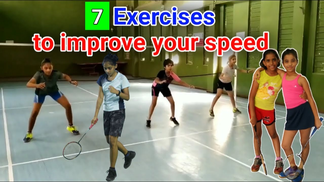 Badminton : 7 Exercises To Improve Your Speed On Court - YouTube