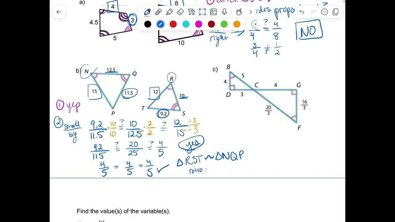 Unit 8 Day 2: Similar Polygons - YouTube