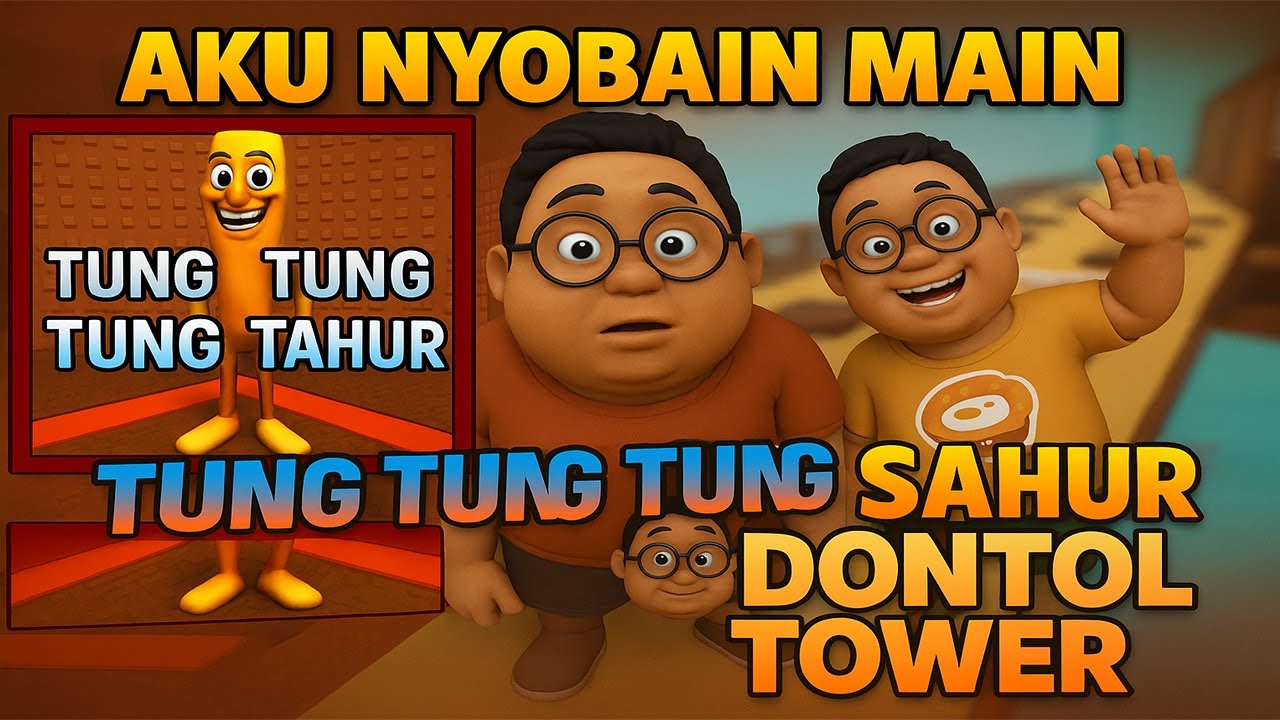 1 JAM BERMAIN TUNG TUNG TUNG TOWER DI ROBLOX | TUNG TUNG TUNG TOWER ...