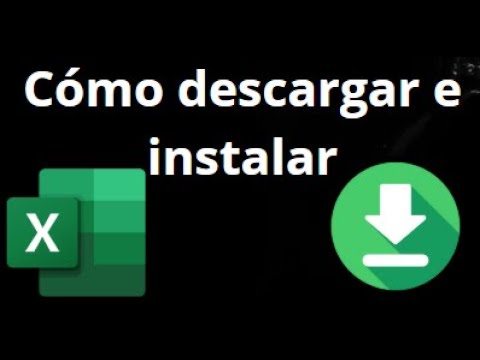 ¿Cómo descargar e instalar Microsoft Excel fácilmente? - YouTube