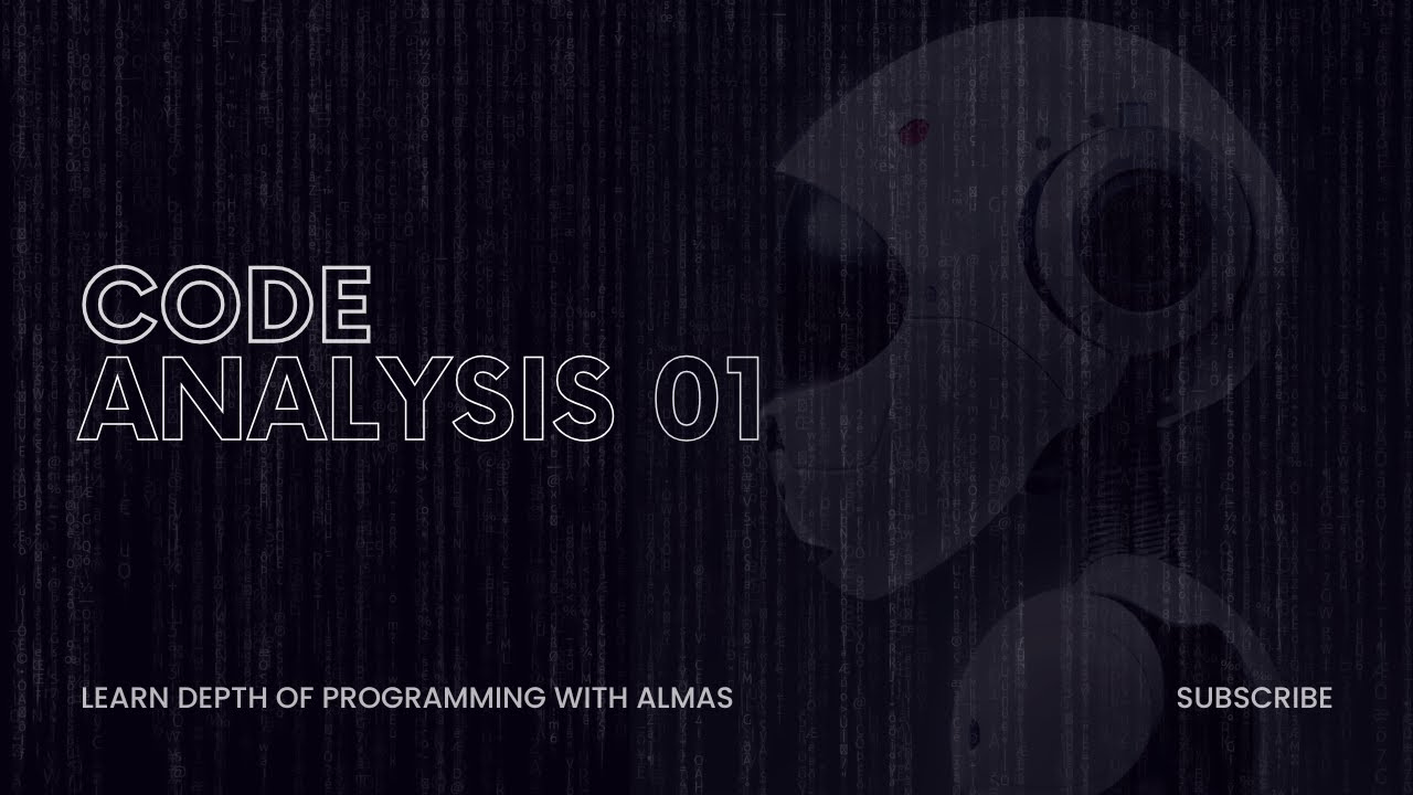 Code Analysis 01 | Md. Almas Ali | PITechSchools - YouTube