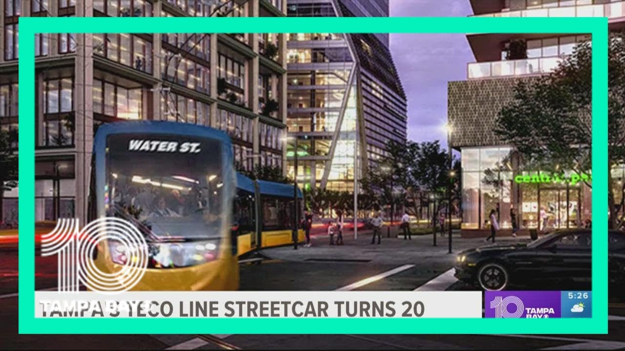 Tampa's TECO Line Streetcar celebrates its 20-year anniversary - YouTube
