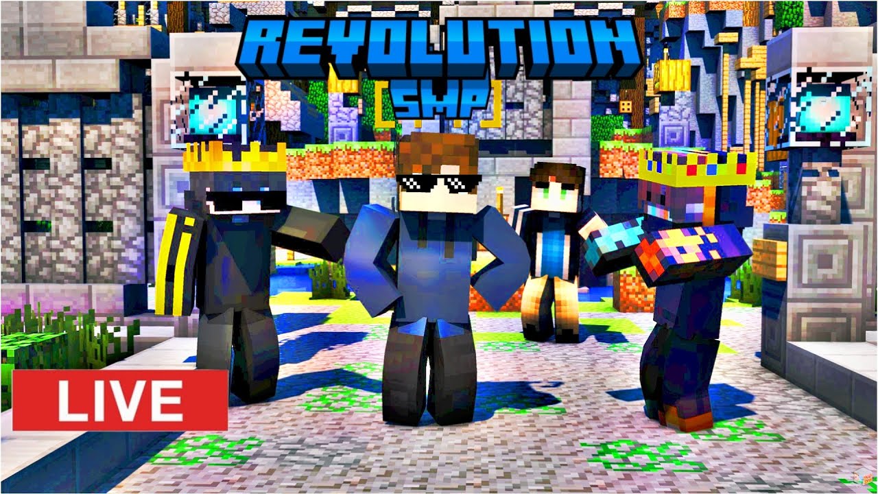 revolution SMP LIVE join now for fun! - YouTube