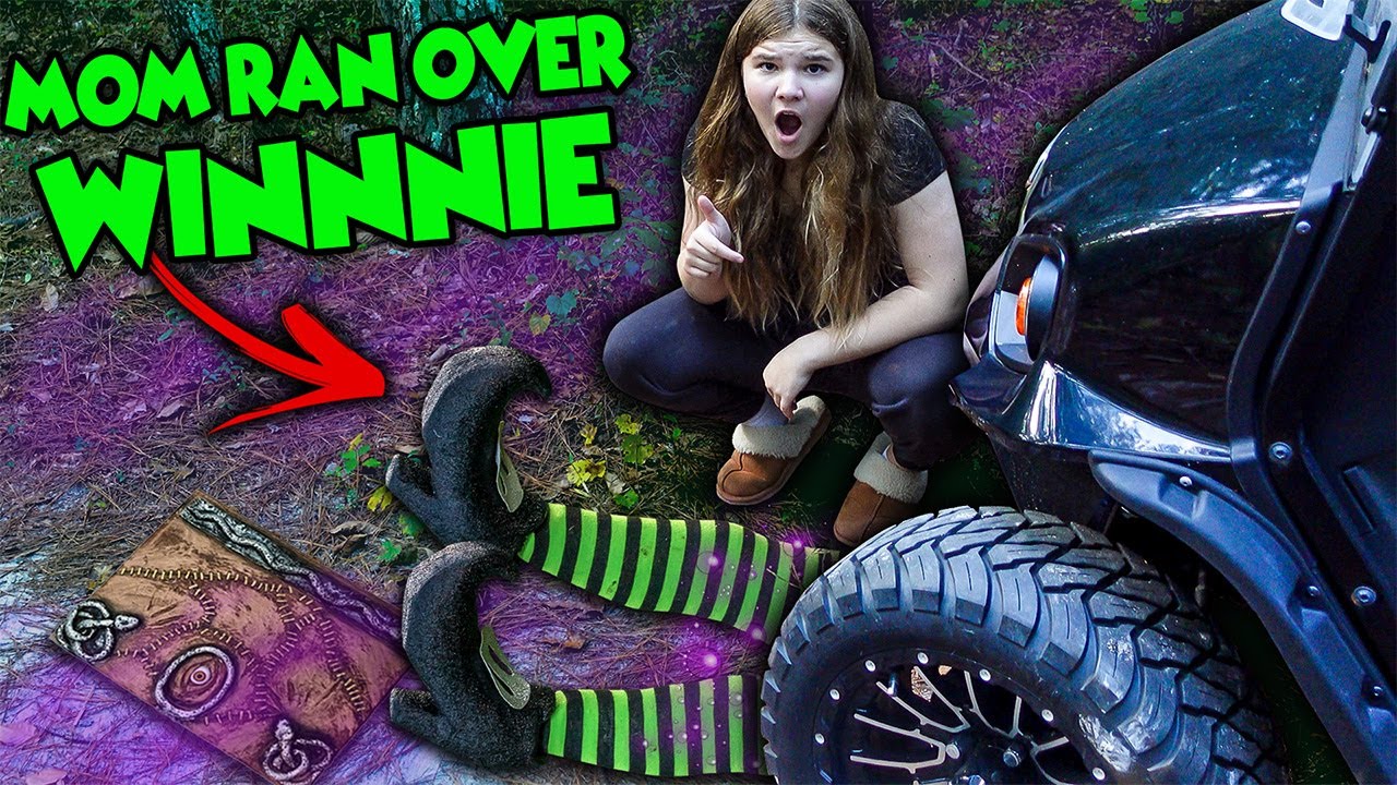 My Mom Ran Over The Hocus Pocus Witch! (skit) - YouTube