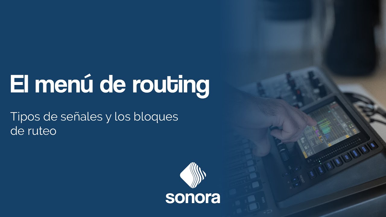 Behringer X32 - El menú routing - Bloques de ruteo (1/2) #routing # ...