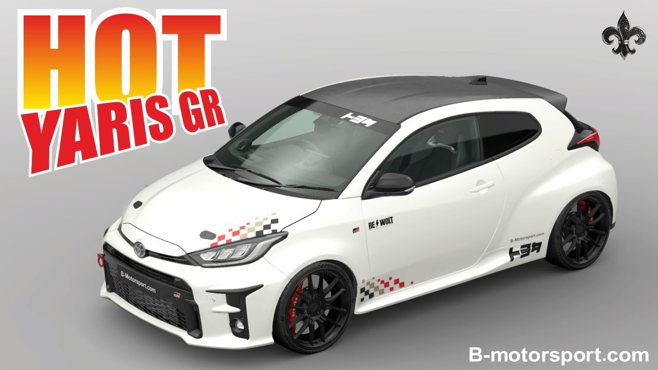 TOYOTA Yaris GR with graphic kit B-Motorsport.com - YouTube