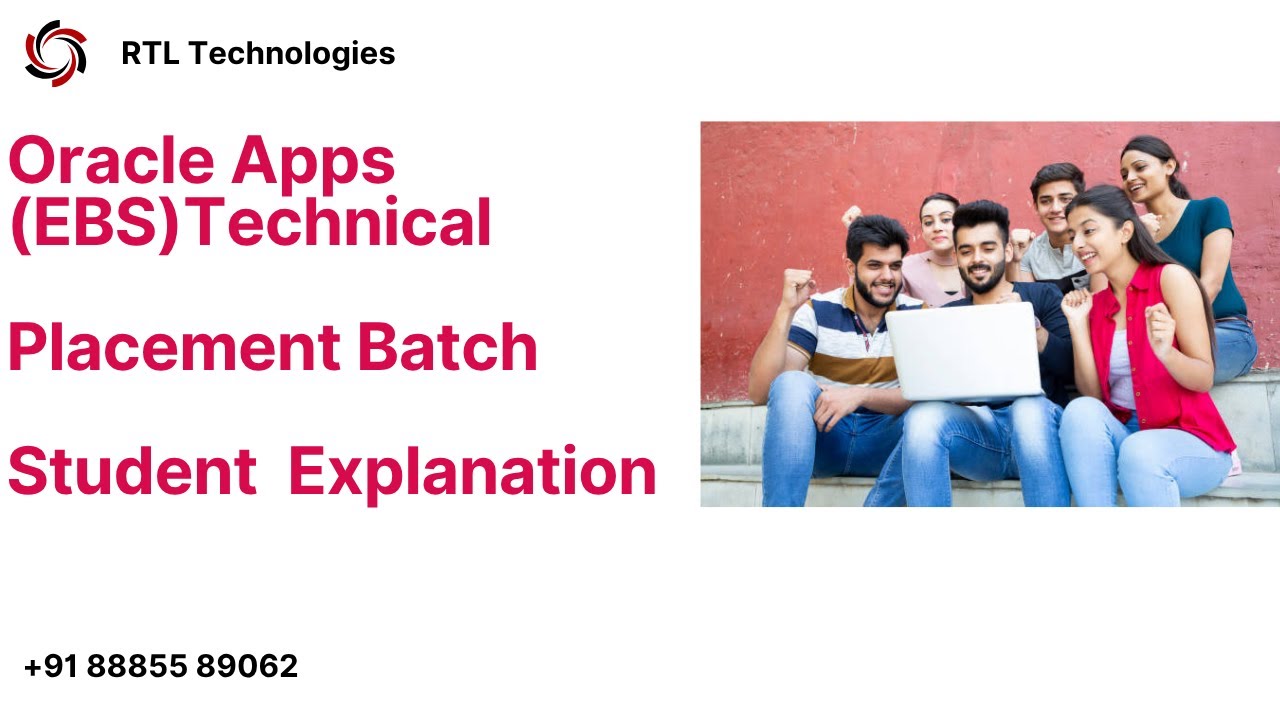 Oracle Apps Placement Batch (EBS) Technical Student Version Video - YouTube