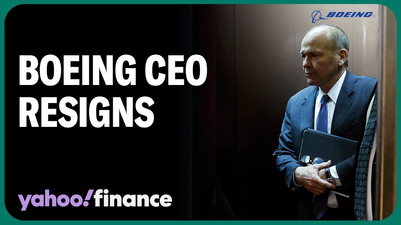 Boeing CEO, board chair to step down - YouTube