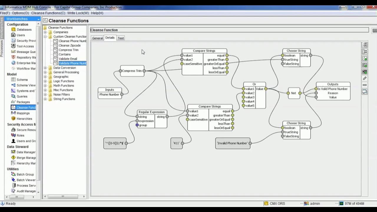 71. Informatica MDM 10 - Common Cleanse Functions - YouTube