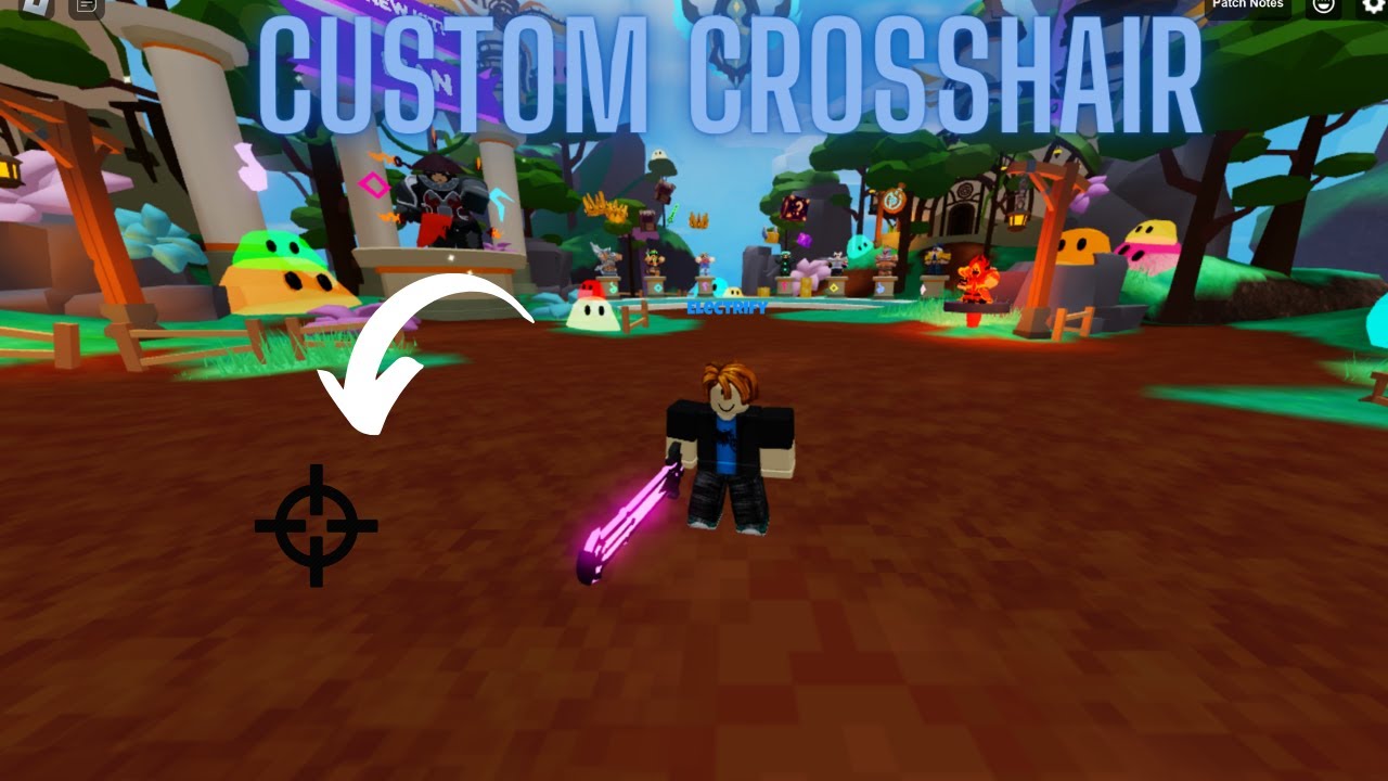how to get your own CUSTOM CROSSHAIR (Roblox Bedwars) - YouTube