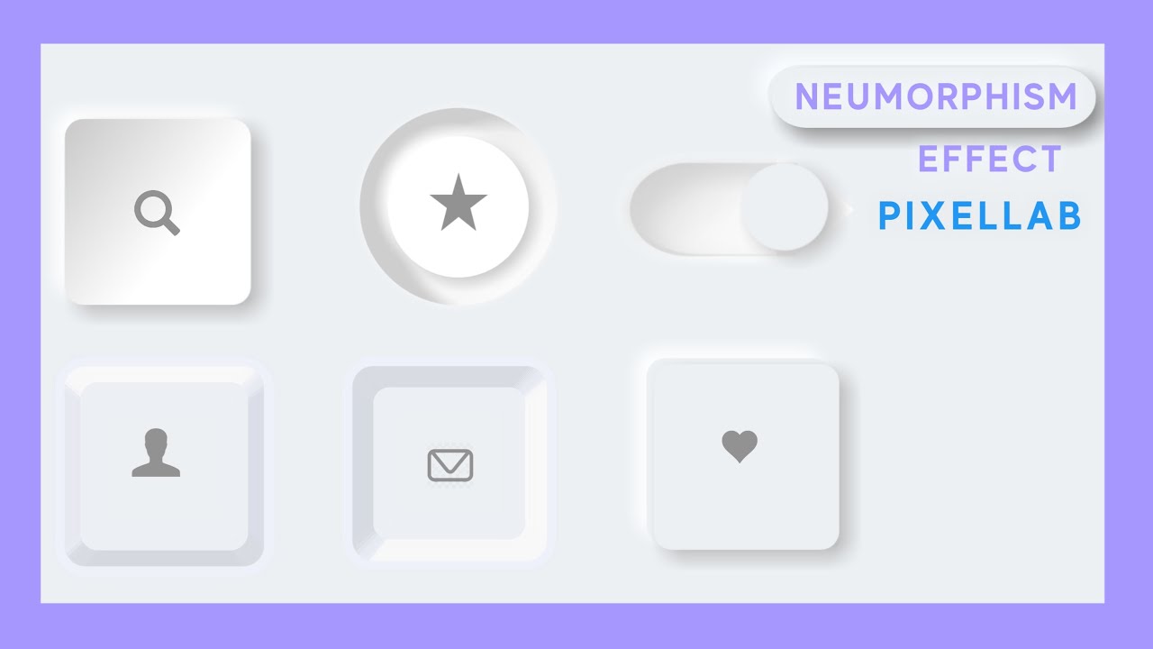 Neumorphism Effect In Pixellab.Soft UI Design|Pixellab Toturial. - YouTube