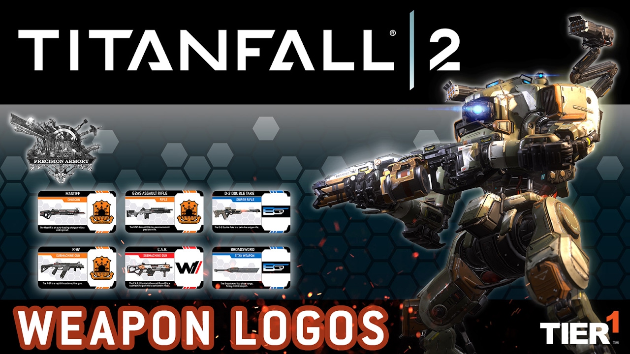 Titanfall 2 Precision Armory: Weapon Logos Design Influence - YouTube