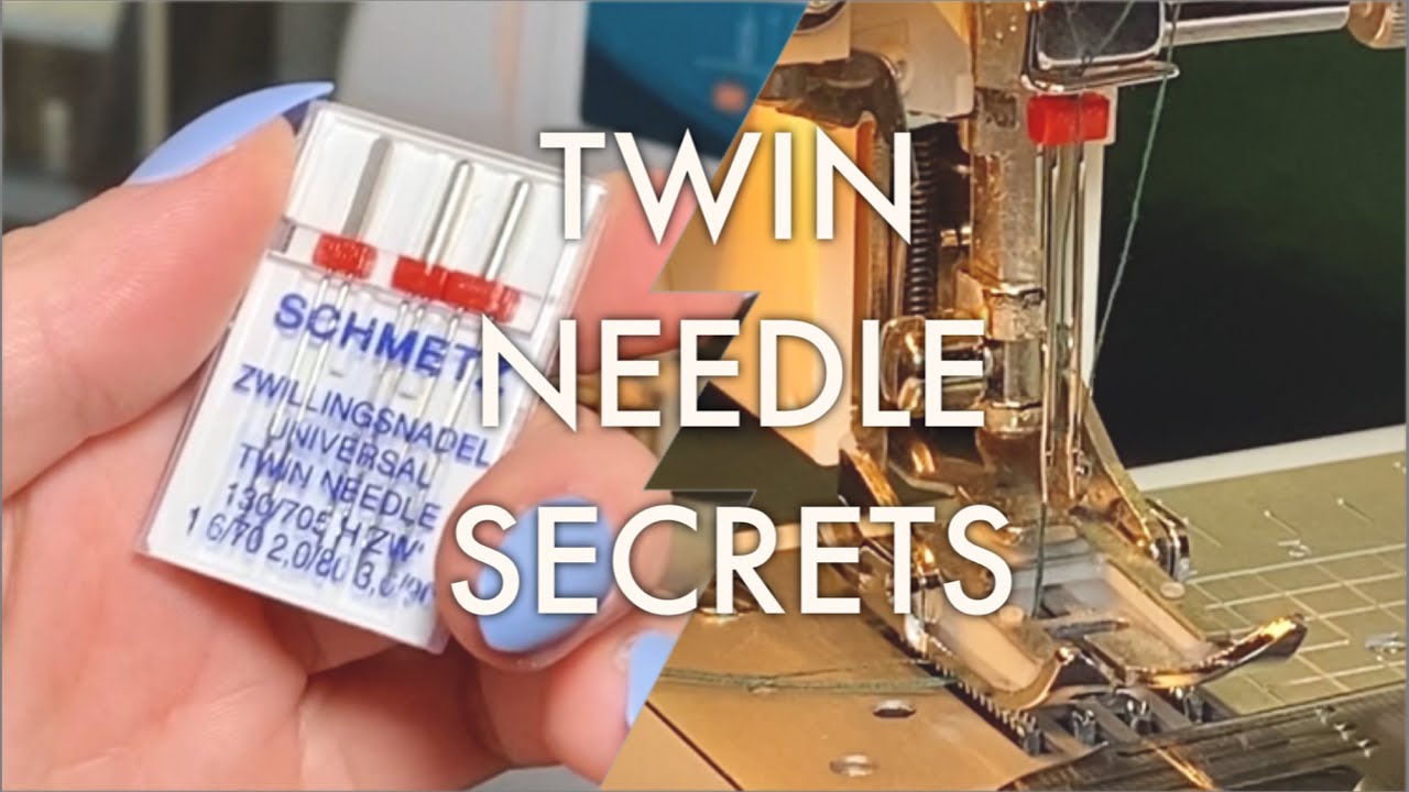 how to master sewing with a twin needle \\ double needle - sewing ...