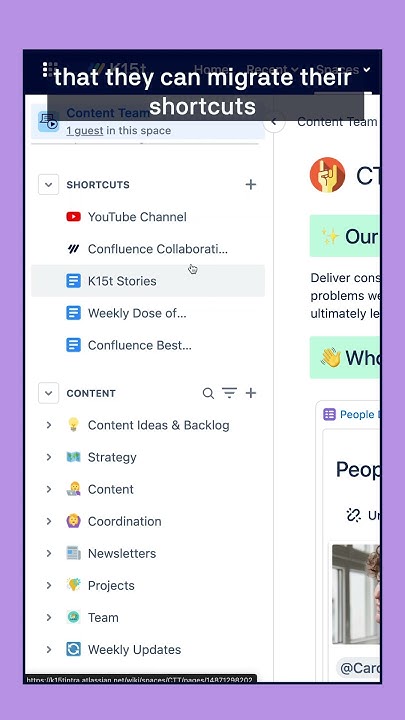 Confluence Shortcuts Are Becoming Smart Links - YouTube