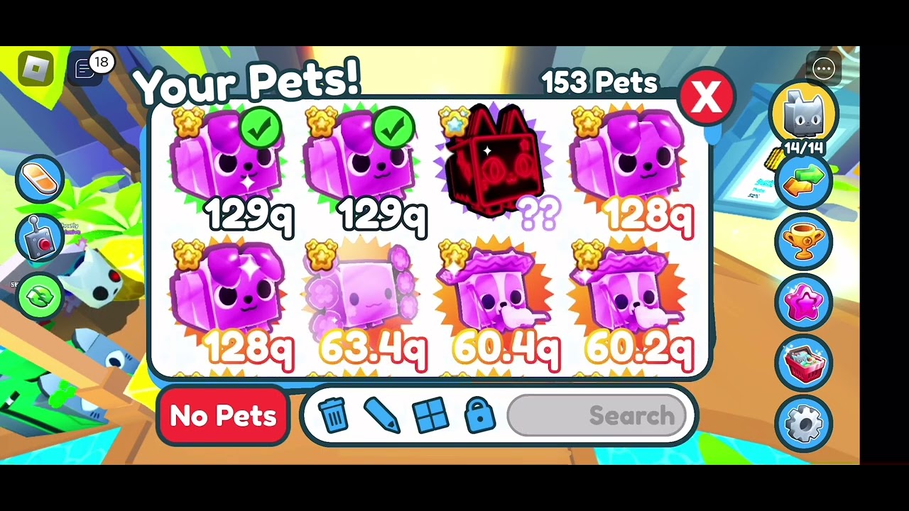 Me getting a bunch of huge pets i pet sim x - YouTube