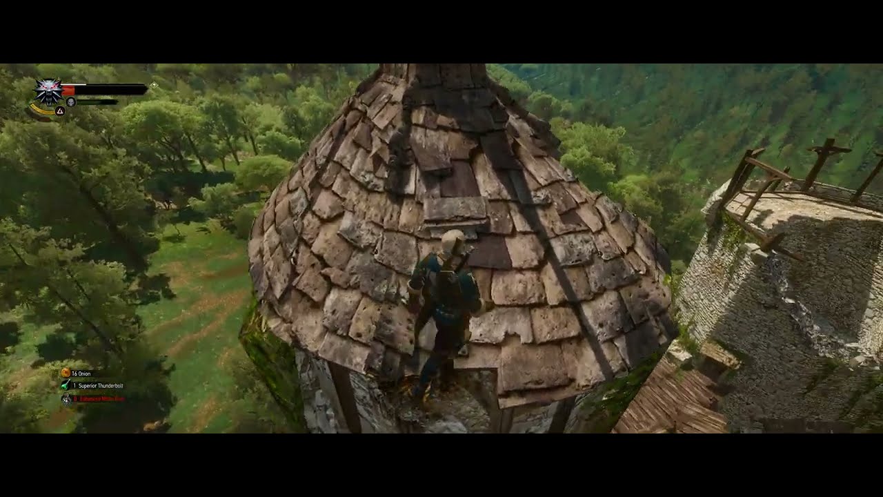 To the top of fort Astre with 'parkour' - The Witcher 3 - YouTube