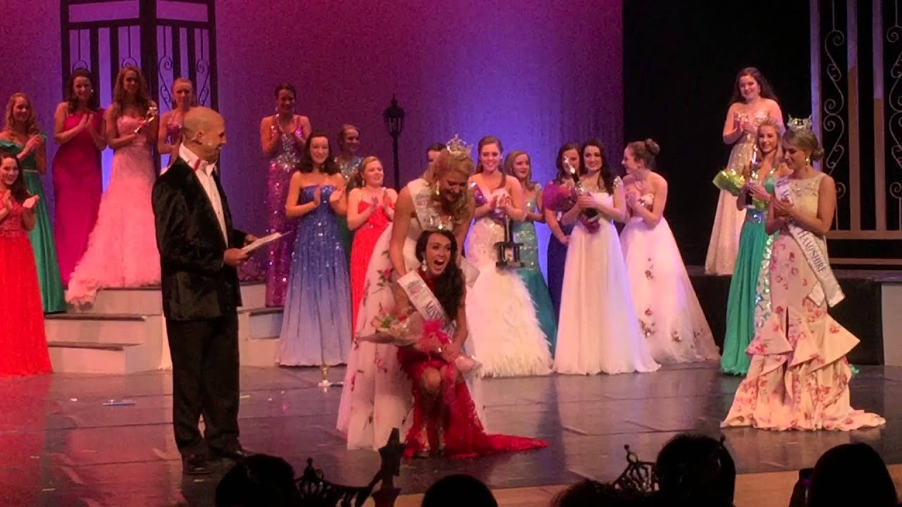 Allie Nault is Crowned Miss NH's Outstanding Teen - YouTube