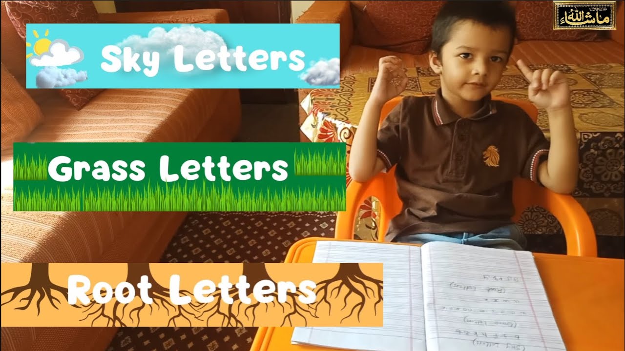 Sky, Grass & Root Letters |how to teach sky grass and root lLetters|# ...