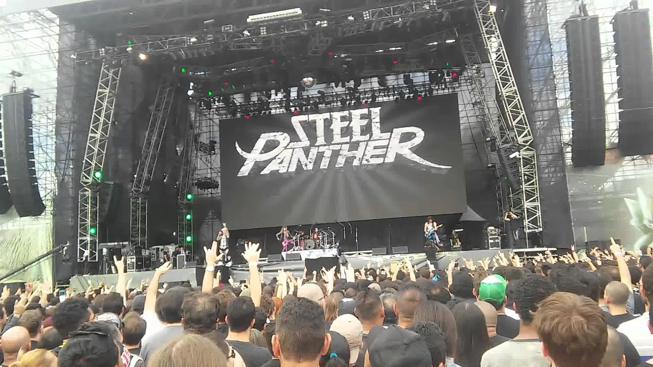 Steel Panther - Death To All But Metal - Monsters Of Rock 2015 - YouTube