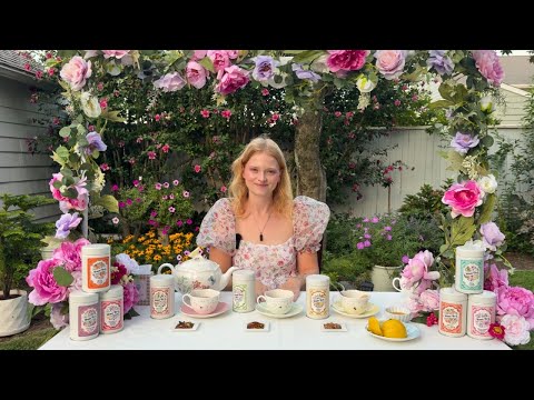 🪷☕️ASMR 🌻💐~ 🌷🌼SUMMER WHIMSY TEA TASTING 🪻🌸
