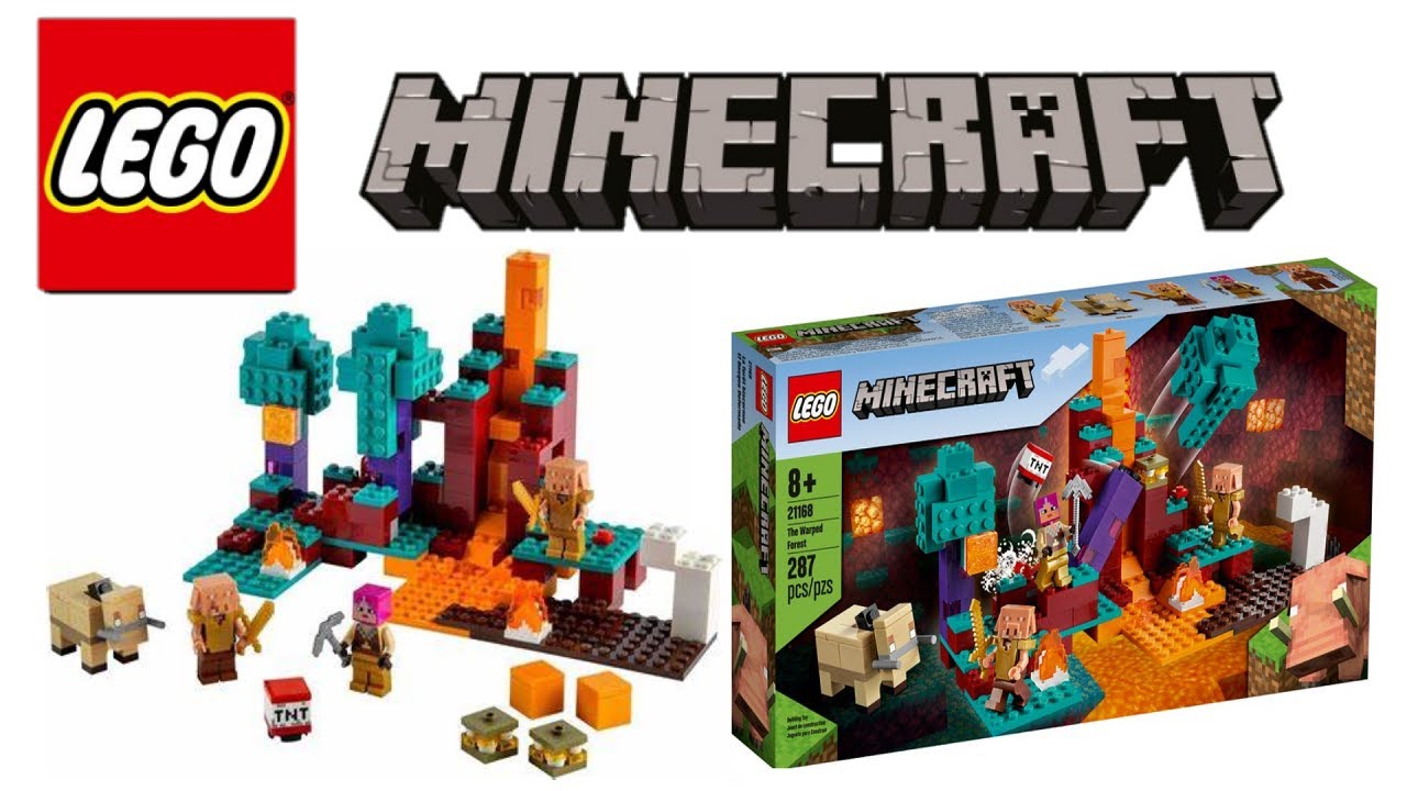 The Warped Forest 21168 - Lego Minecraft Set Pictures - YouTube