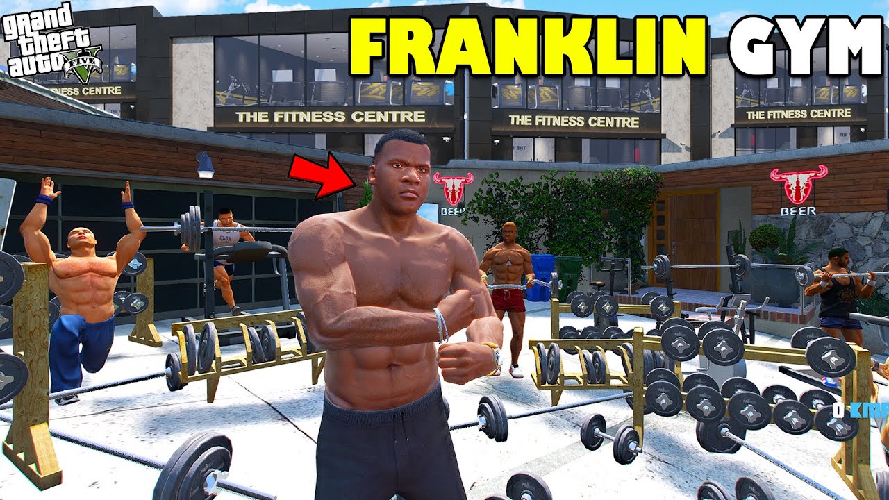 Franklin Becomes Finally Muscular GYM OWNER In Los Santos GTA 5 ...