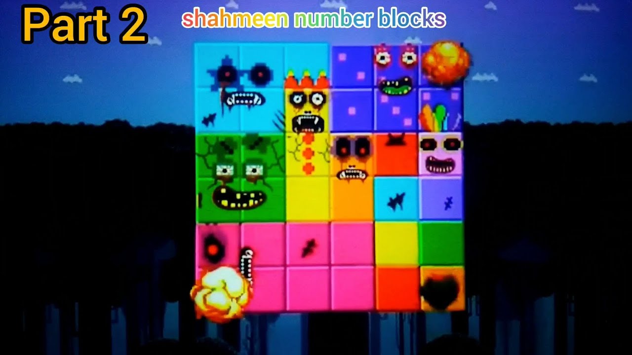 1 times table part 2 @shahmeennumberblocks6753 | My number blocks | I ...